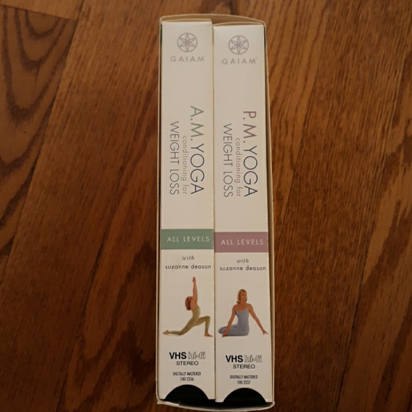 GAIAM | Other | Gaiam Am Pm Yoga Vhs Tapes | Poshmark